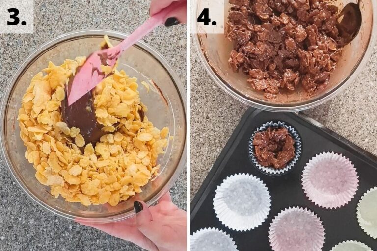 Chocolate Cornflake Nest Cakes (without Golden Syrup) - Sweet Mouth Joy