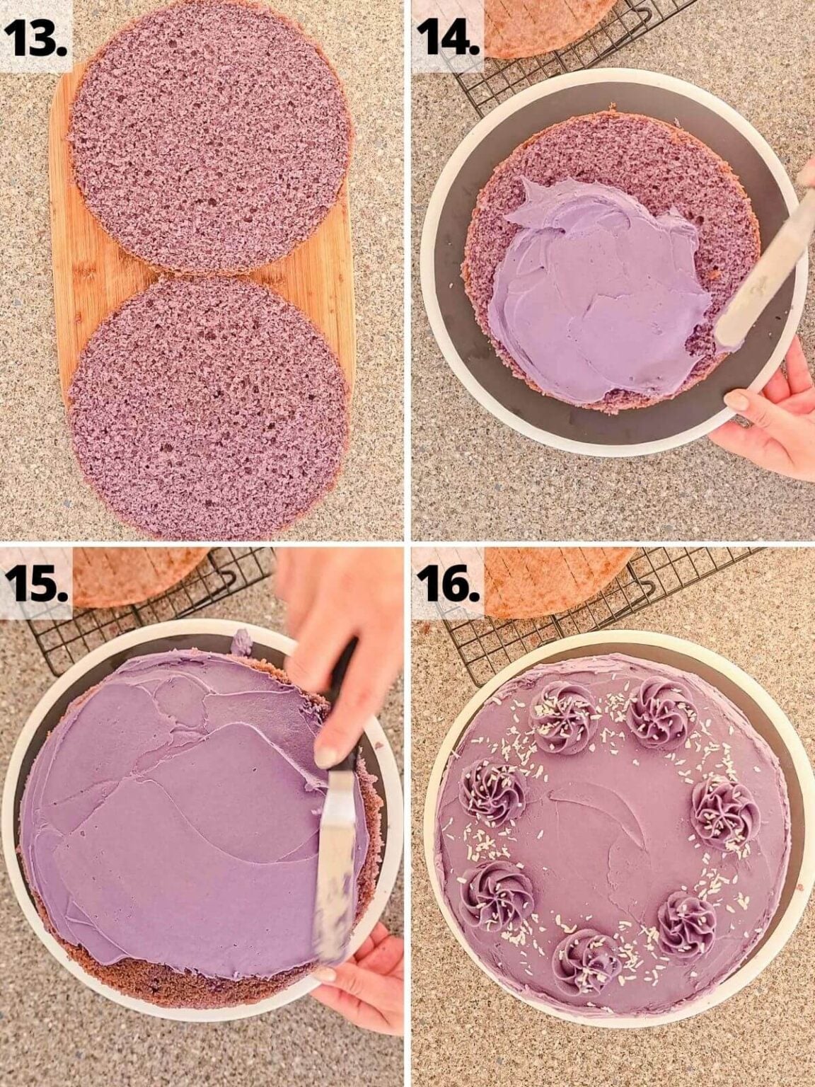 Easy Ube Cake with Ube Extract - Sweet Mouth Joy