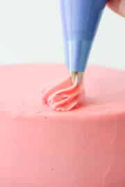 Easy Pink Buttercream Frosting - Sweet Mouth Joy