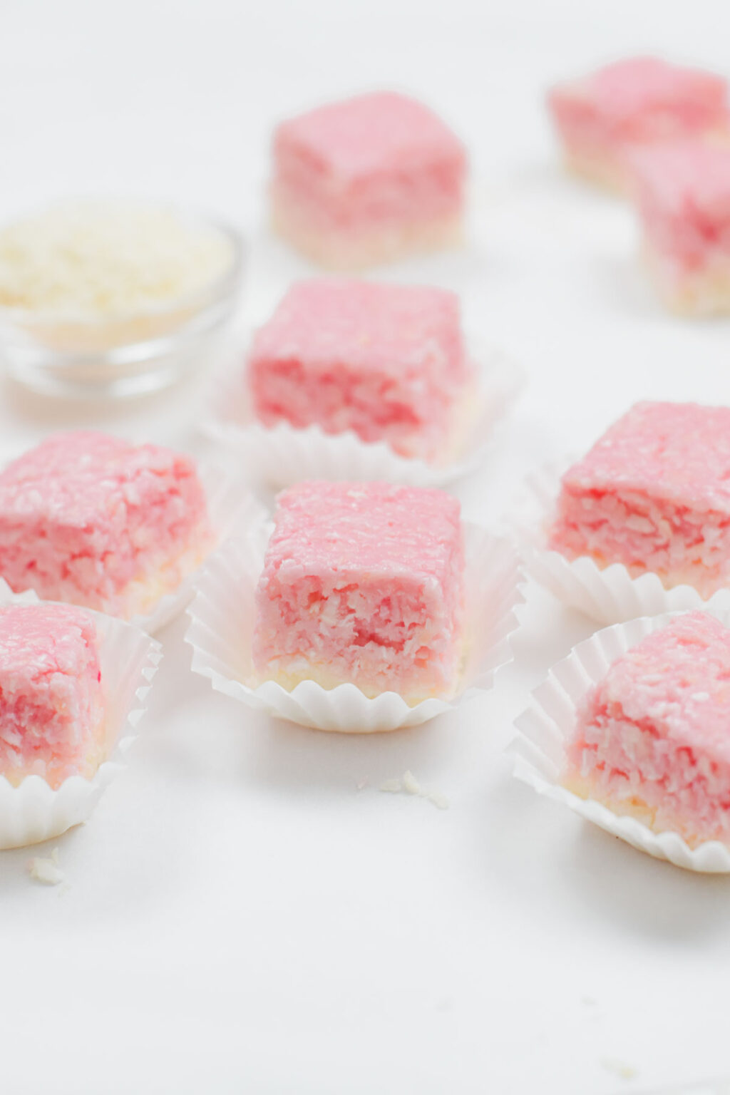 3-Ingredient Old Fashioned Coconut Ice - Sweet Mouth Joy
