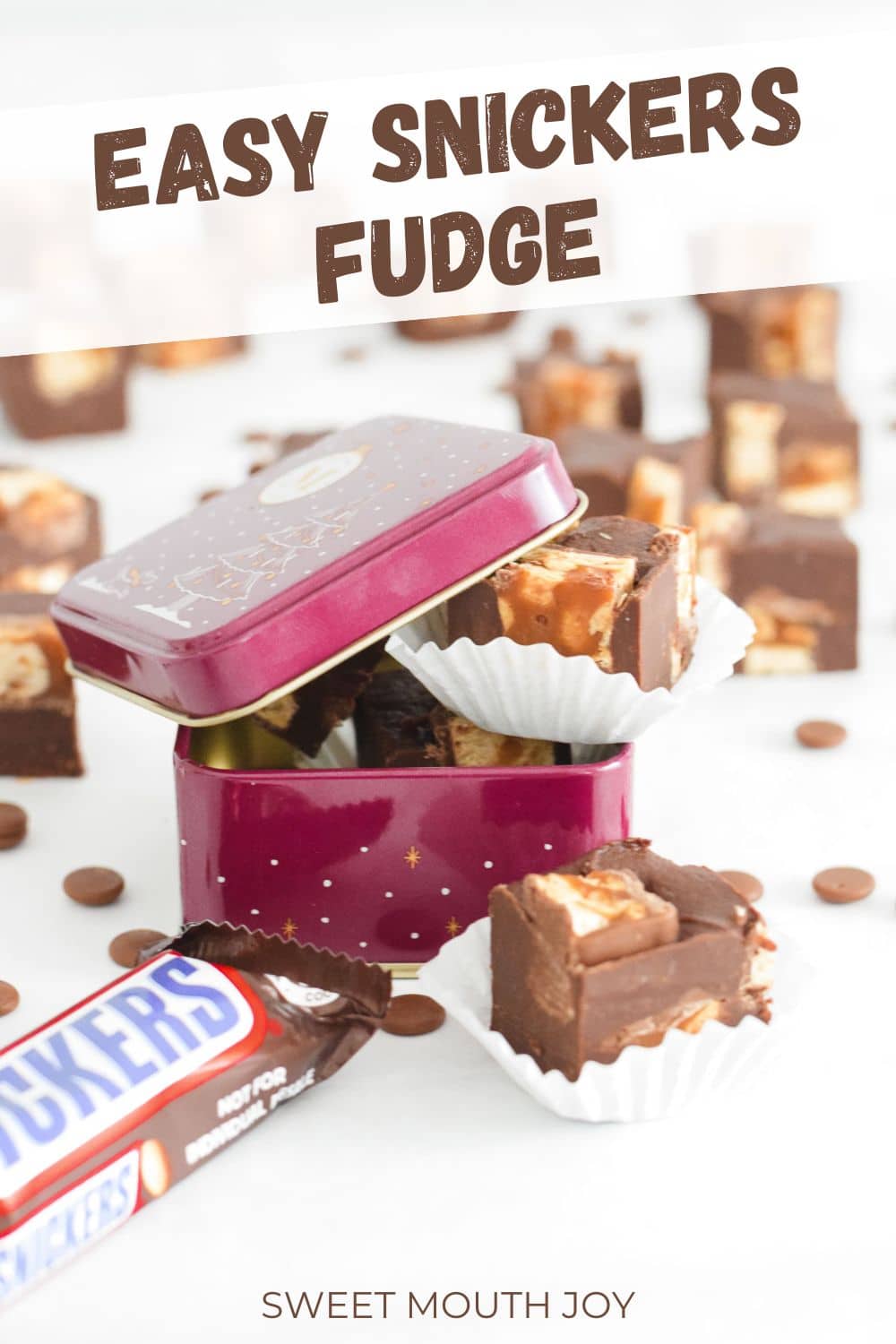 Snickers Fudge - Sweet Mouth Joy